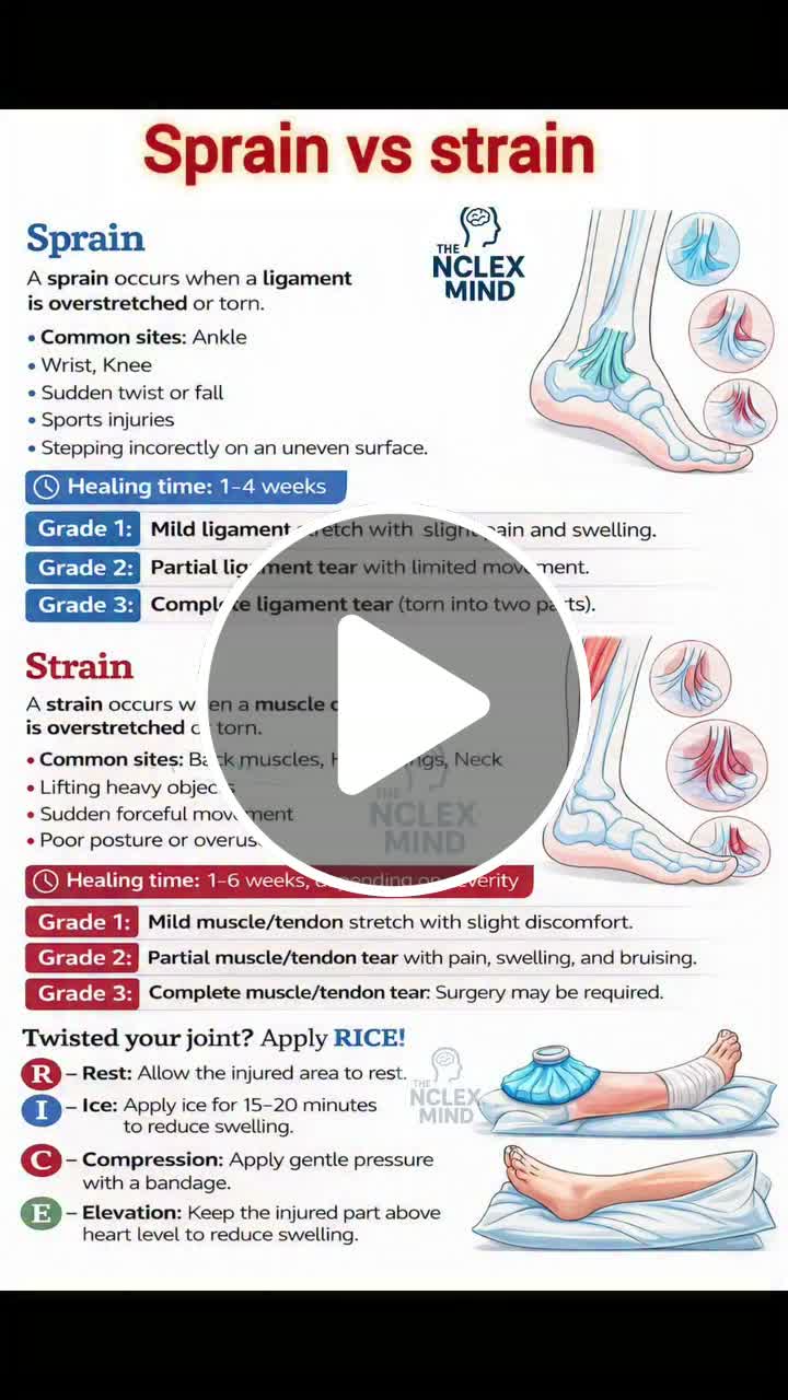 Sprain vs strain - NewsBreak
