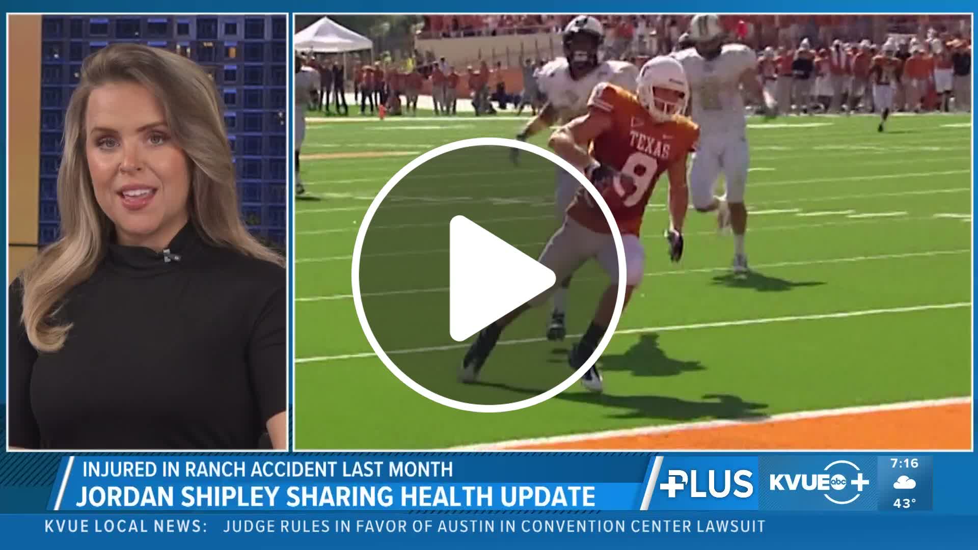 Former Longhorn Jordan Shipley healing after injury at ranch - NewsBreak