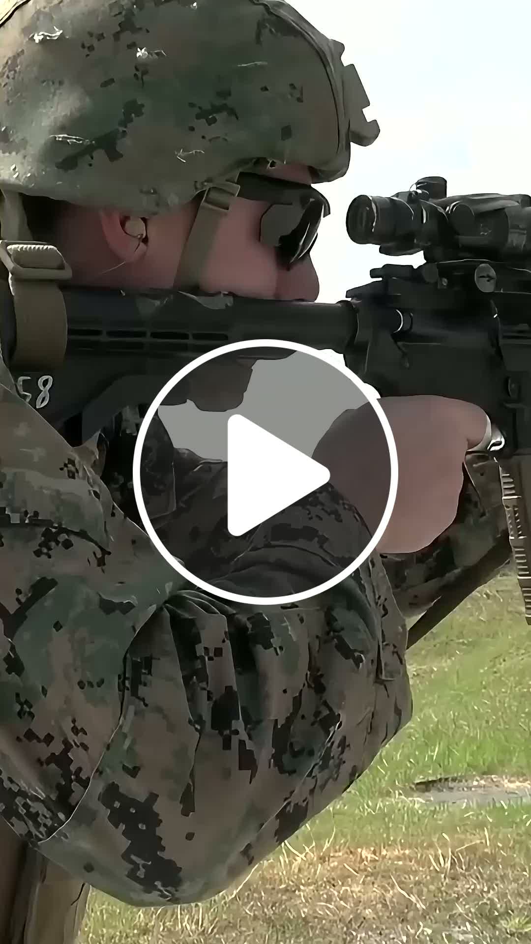 U.S. Marines M4 Live Fire in Okinawa Table 5 Combat Qual #usmarines # ...