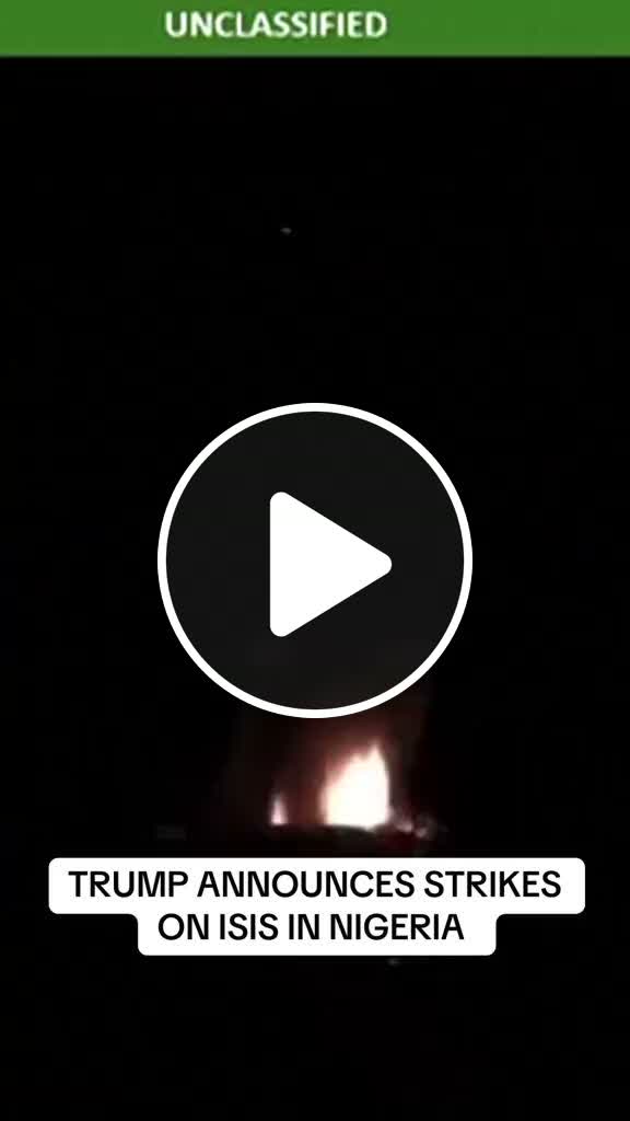 President Donald Trumps Reaction for striking ISIS Nigeria 🤯 - NewsBreak