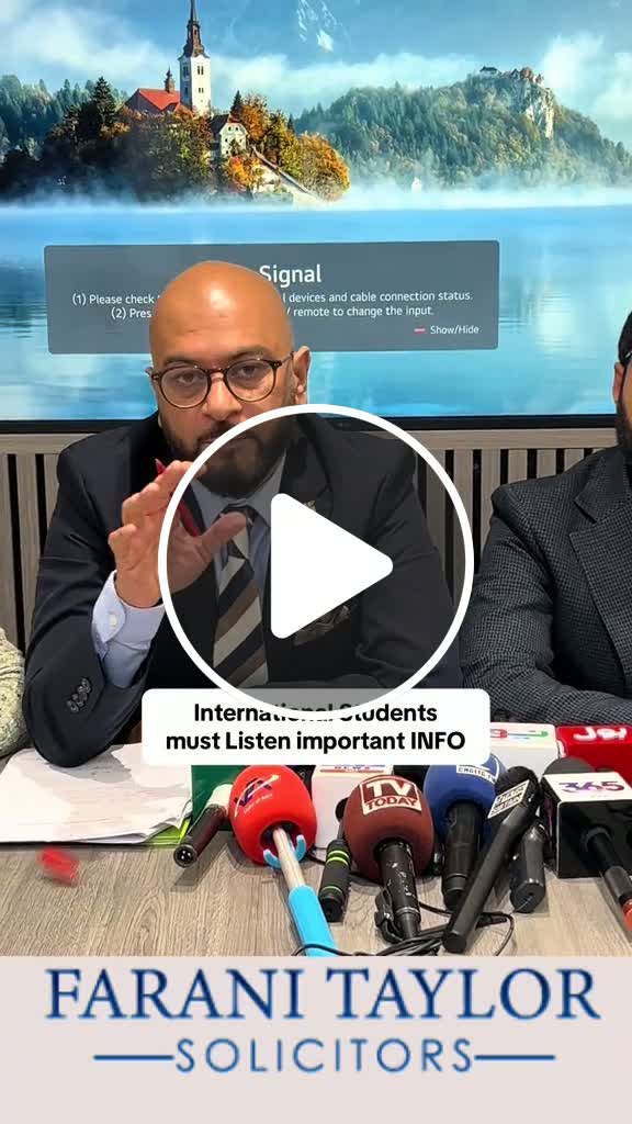 Students in UK Solicitor Sammer Khan at FaraniTaylorSolicitors ILFORD ...