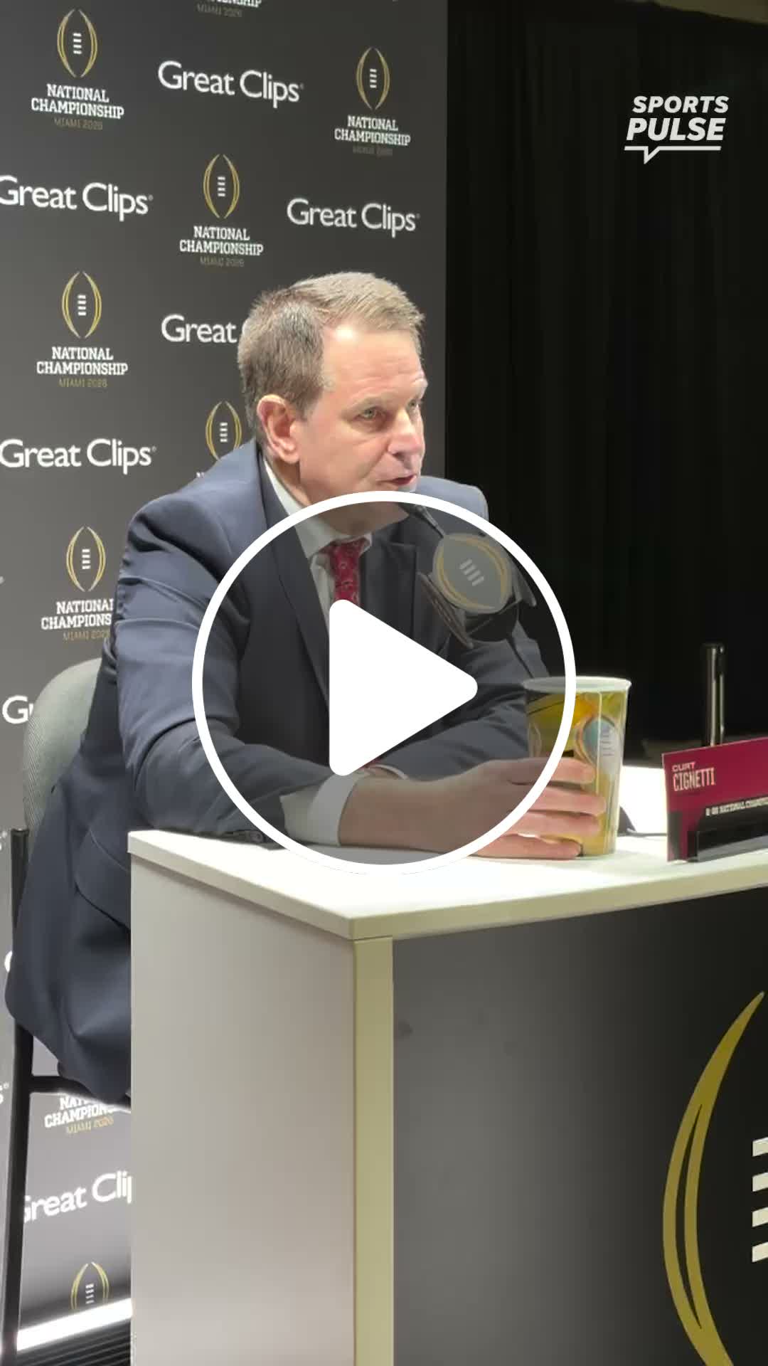 Curt Cignetti opens up about his dad: A great role model - NewsBreak