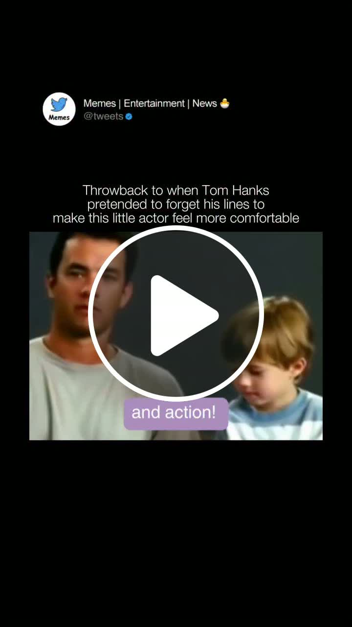 #FirstVideoChallenge Tom Hanks is an American actor, filmmaker, and one ...