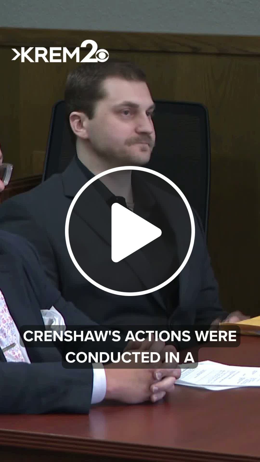 Convicted murderer Justin Crenshaw has outburst in court following life ...