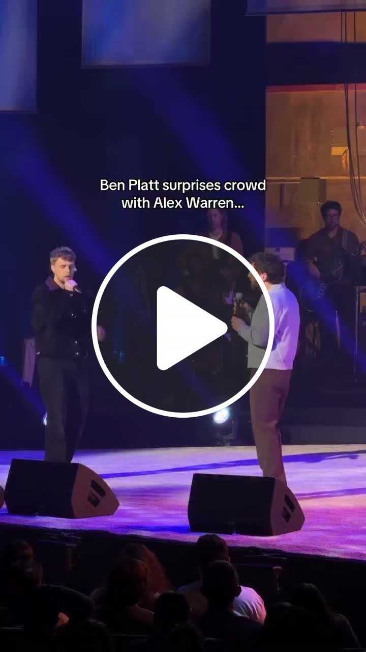 POV: You’re in the crowd when Ben Platt surprises everyone during Alex ...