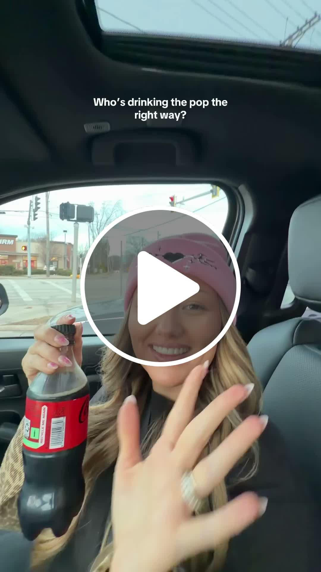 What's the correct way to drink out of a bottle of pop!??# ...