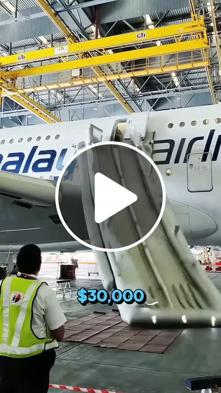Airplane Emergency Slide Test 🤯 - NewsBreak