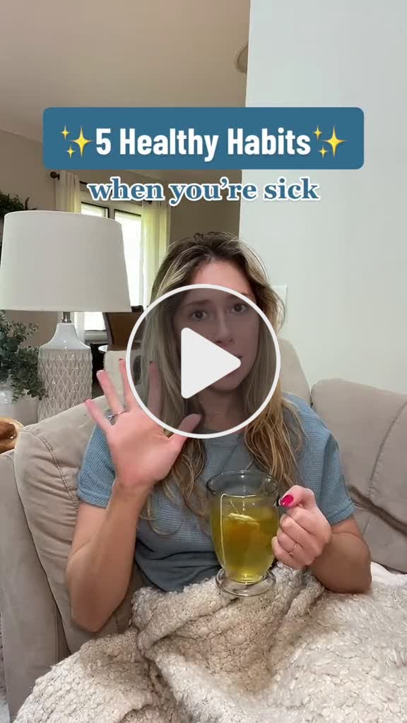 Healthy habits for when youre sick Things to do when youre sick ...