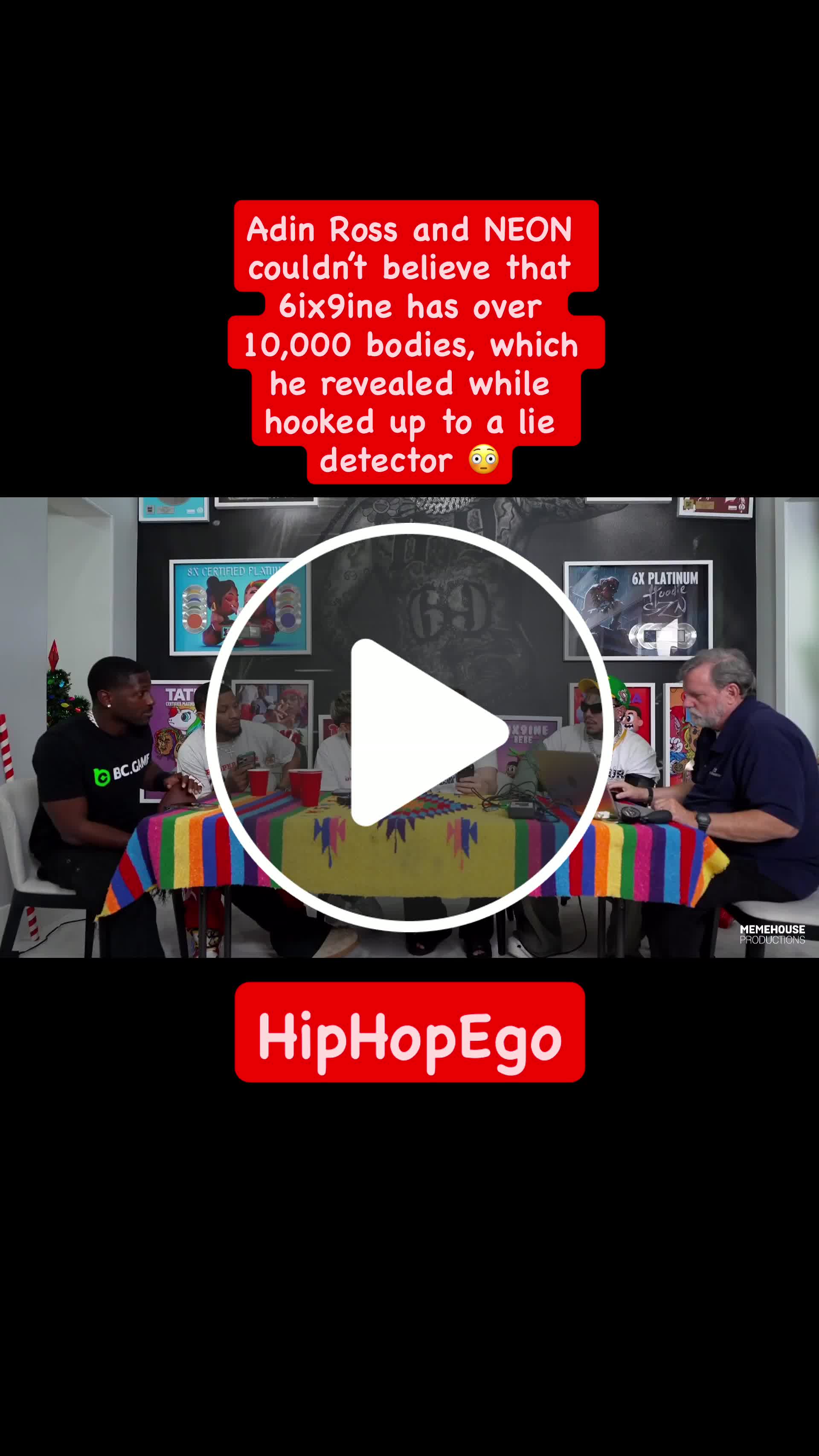 Adin Ross and NEON couldn’t believe that 6ix9ine has over 10,000 bodies ...