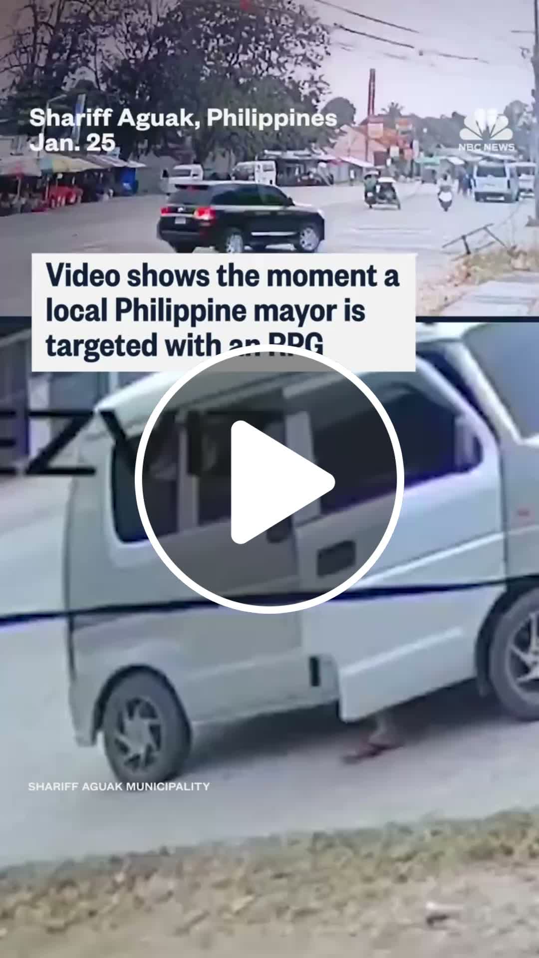 The mayor of Philippines escaped an RPG attack #trendingscoopz # ...