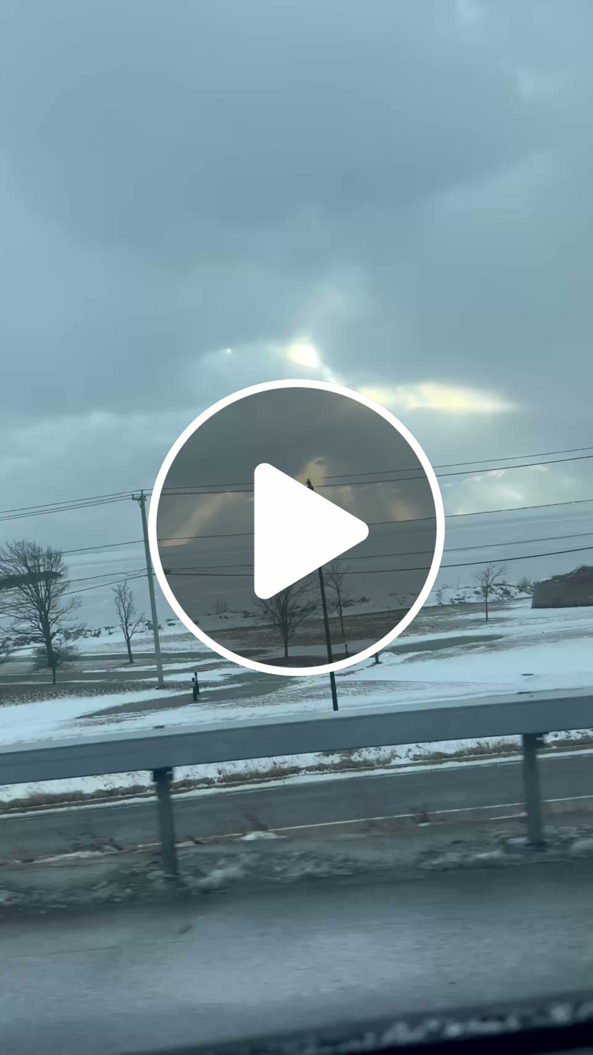 Sun peeks through Lake Effect machine - NewsBreak