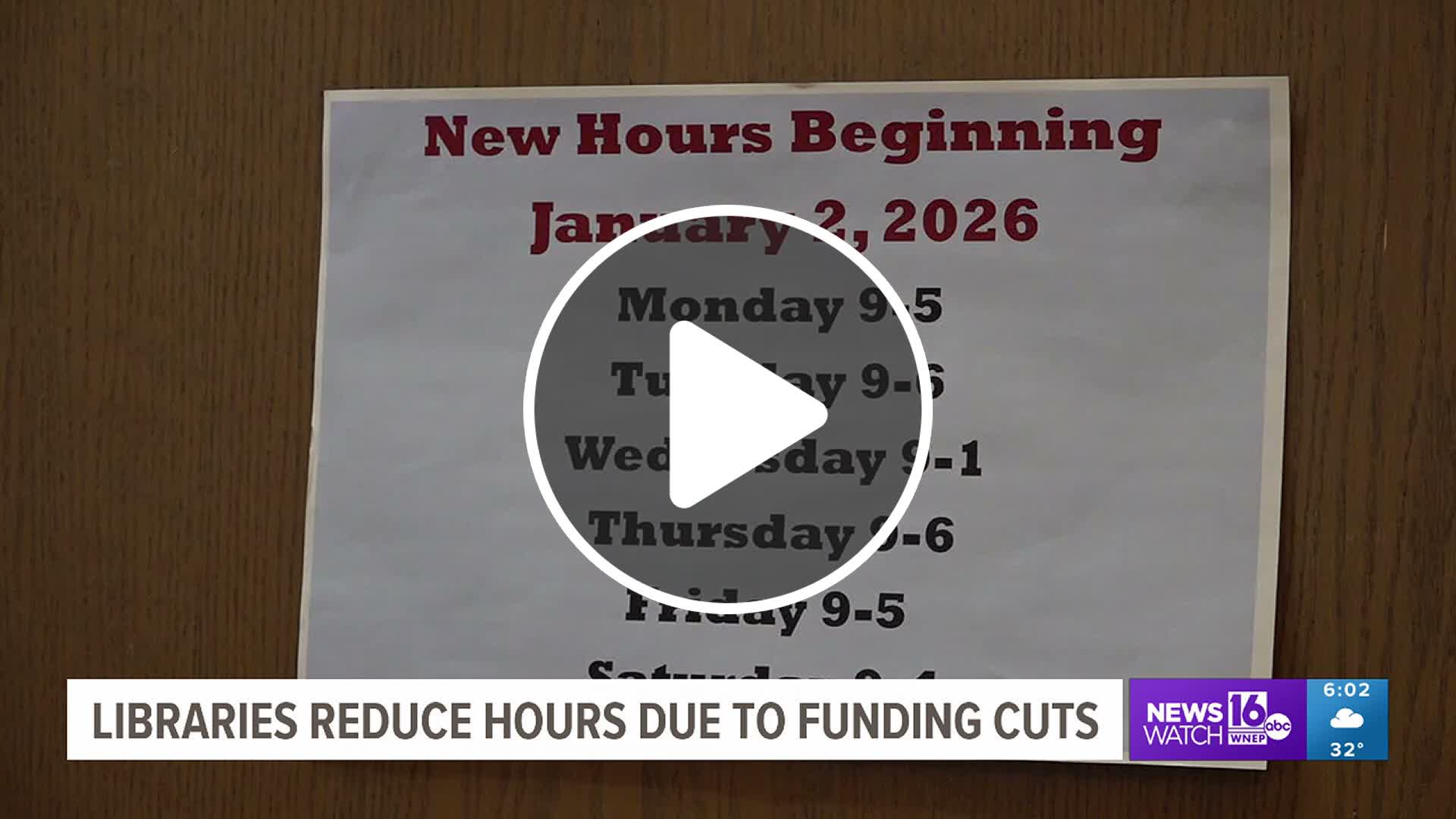 Lycoming County libraries reduce hours amid local funding loss - NewsBreak