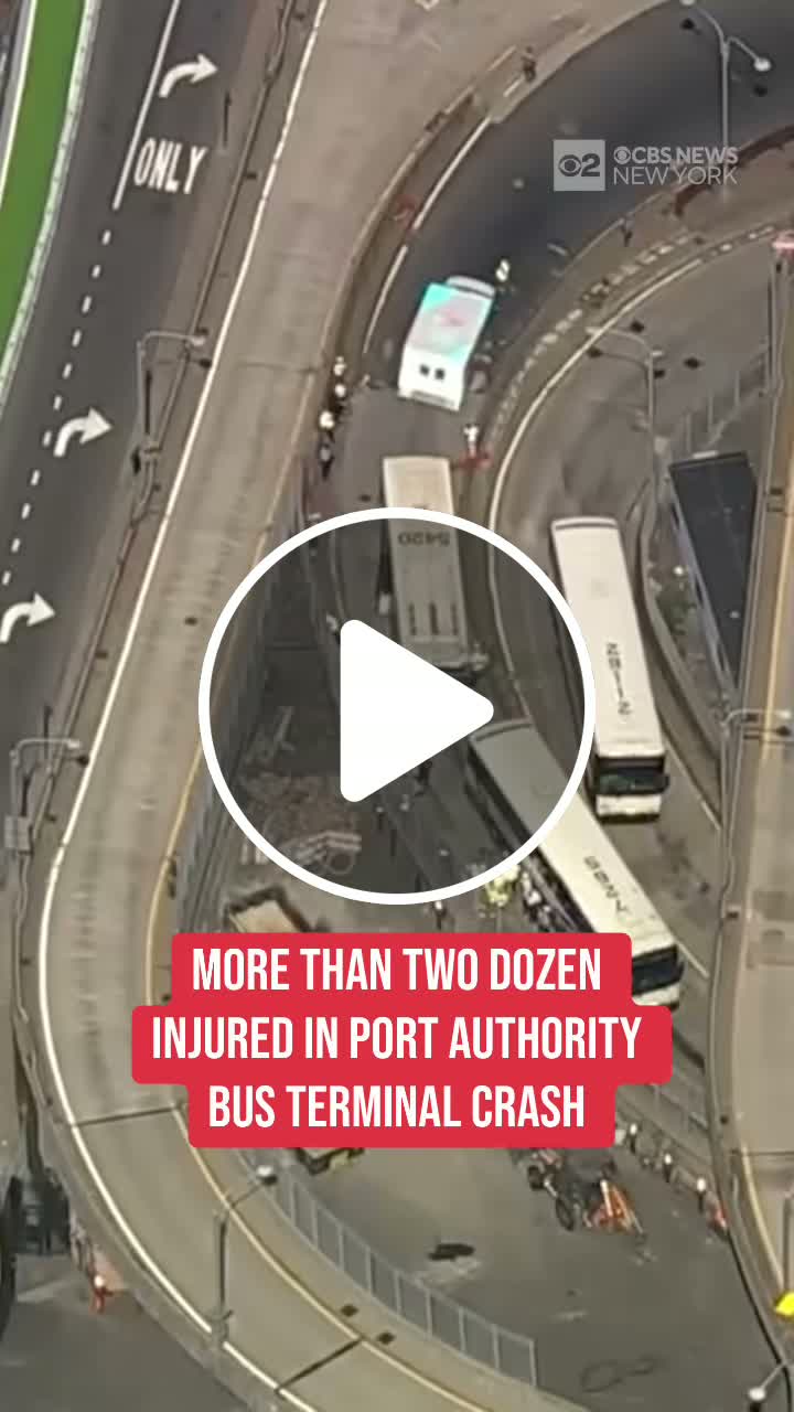 Dozens of people were hurt in a bus crash Thursday morning at Port ...