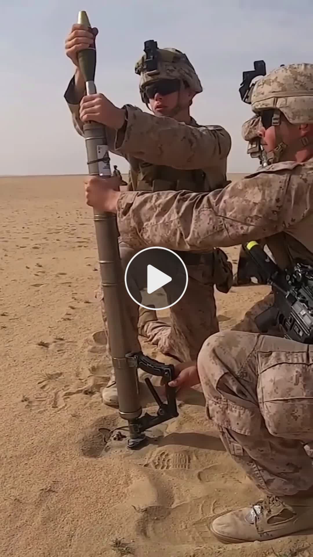 How Mortars Are Fired by Hand#military - NewsBreak
