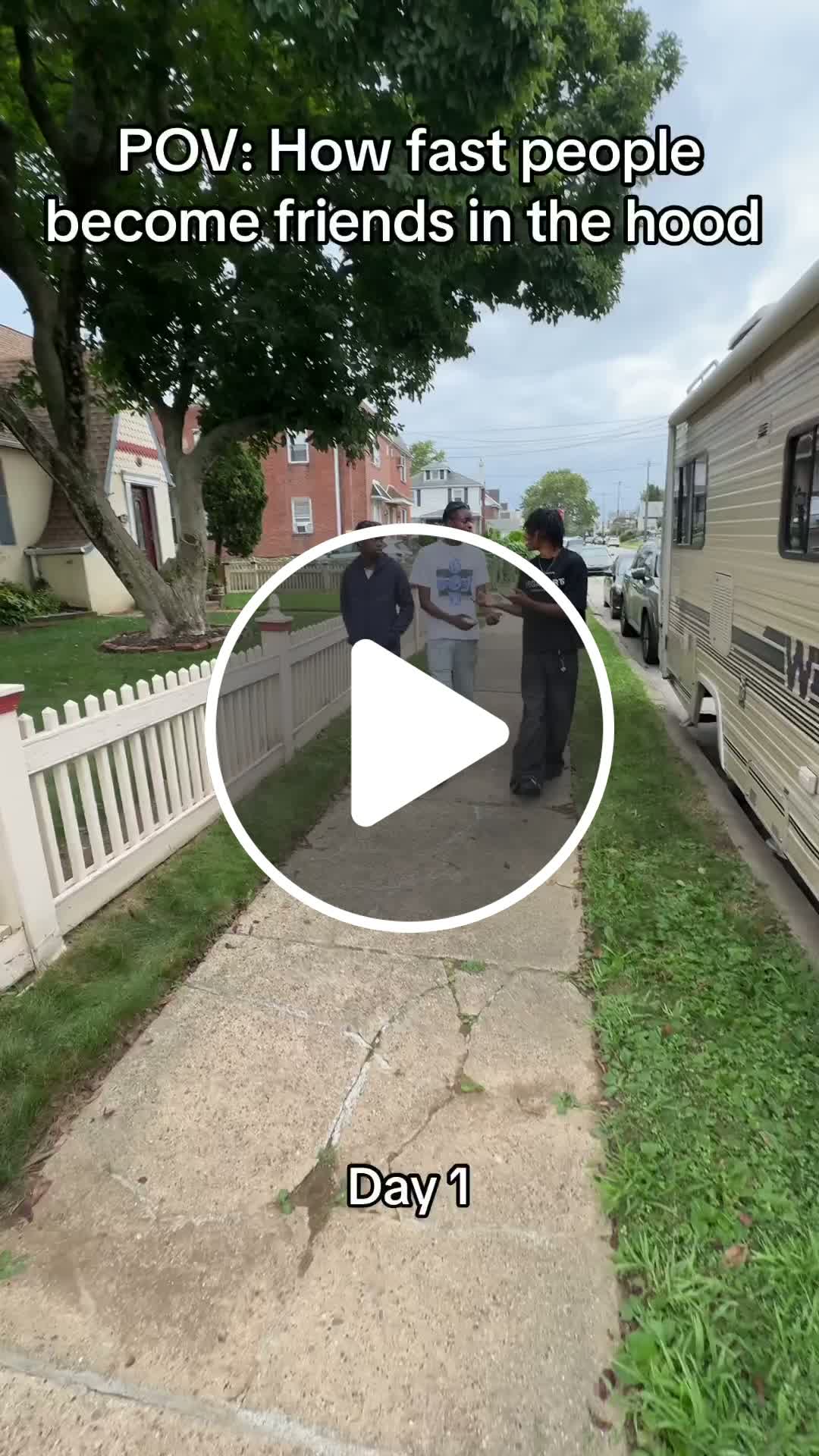 How fast people become friends in the hood #SpreadTheLove # ...