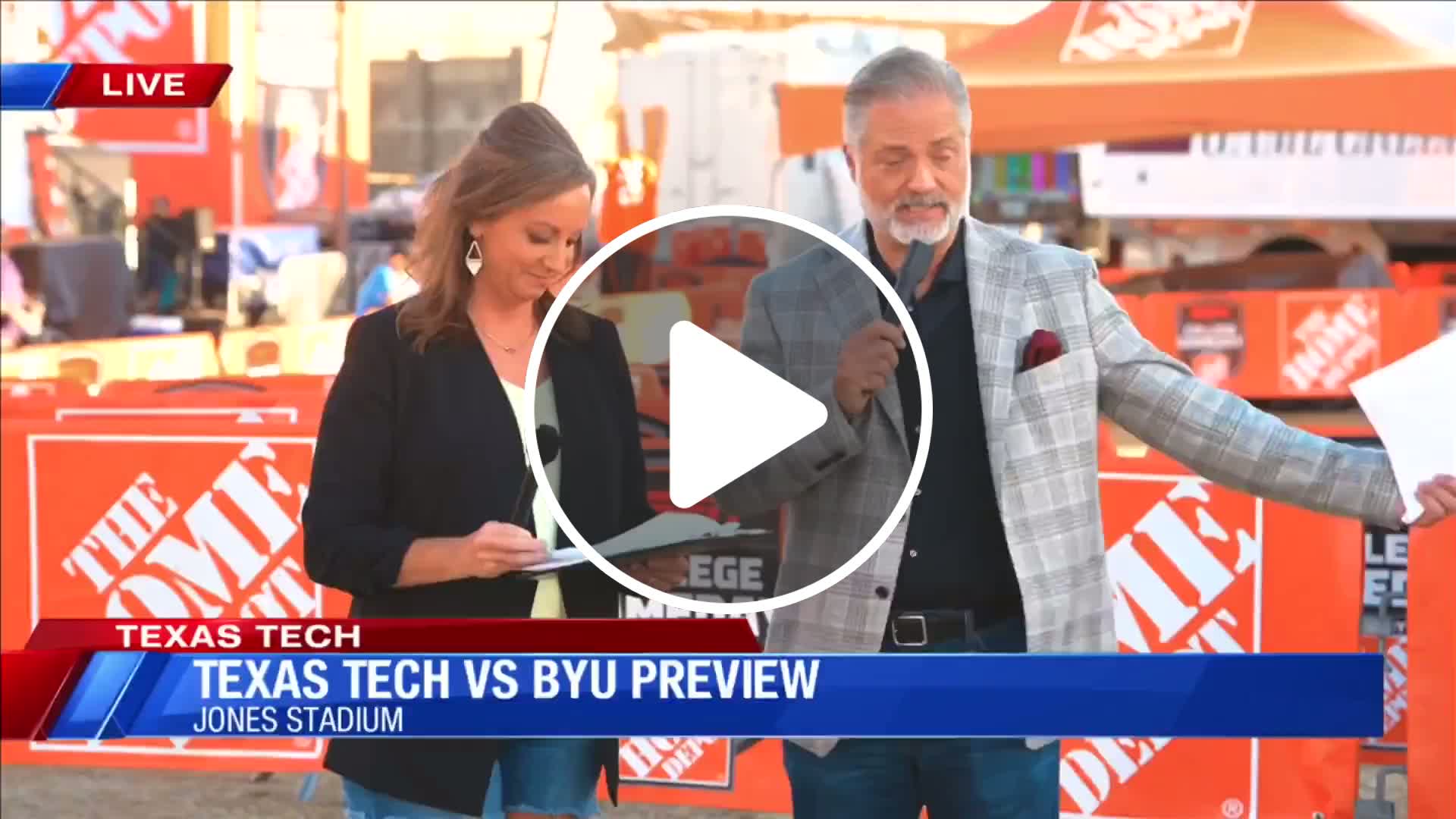 Texas Tech vs BYU with President Schovanec - NewsBreak