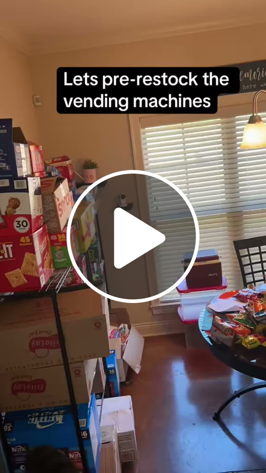 Let’s pre restock the vending machines #vendingmachine # ...