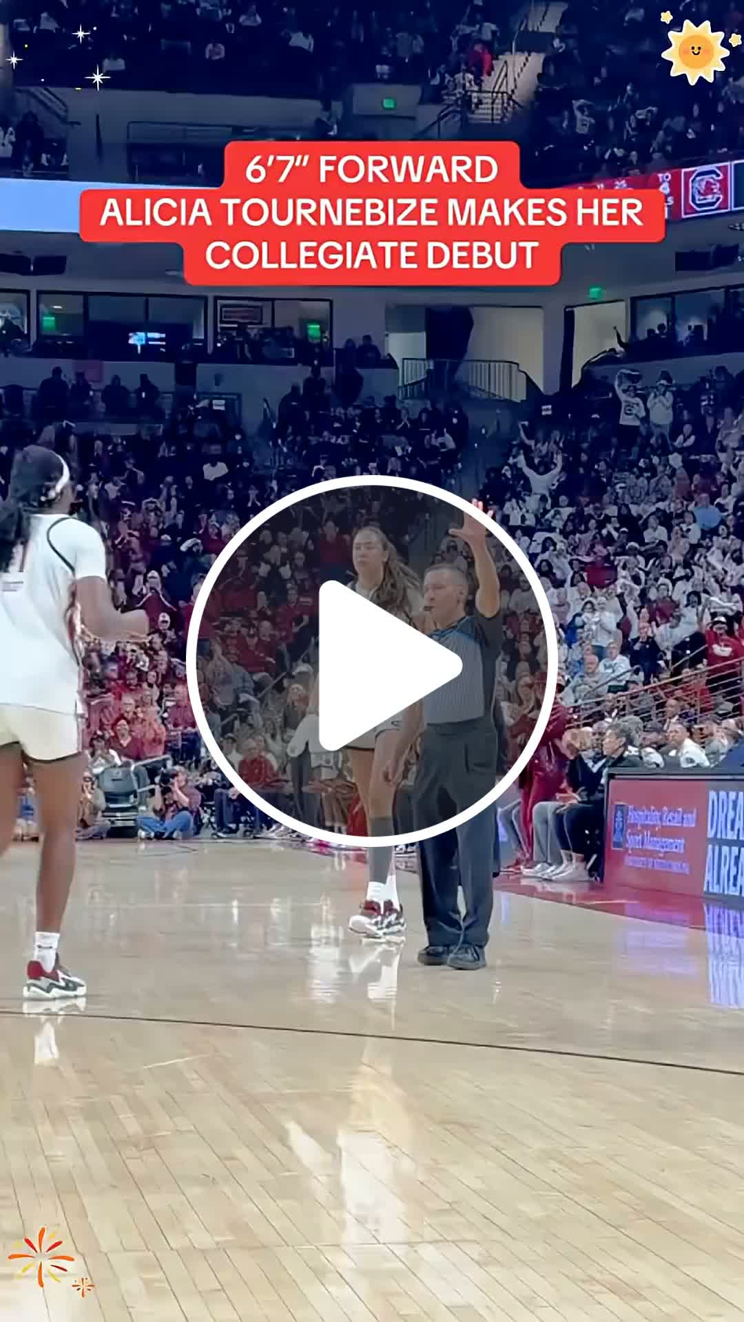 French freshman Alicia Tournebize making her debut for South Carolina## ...