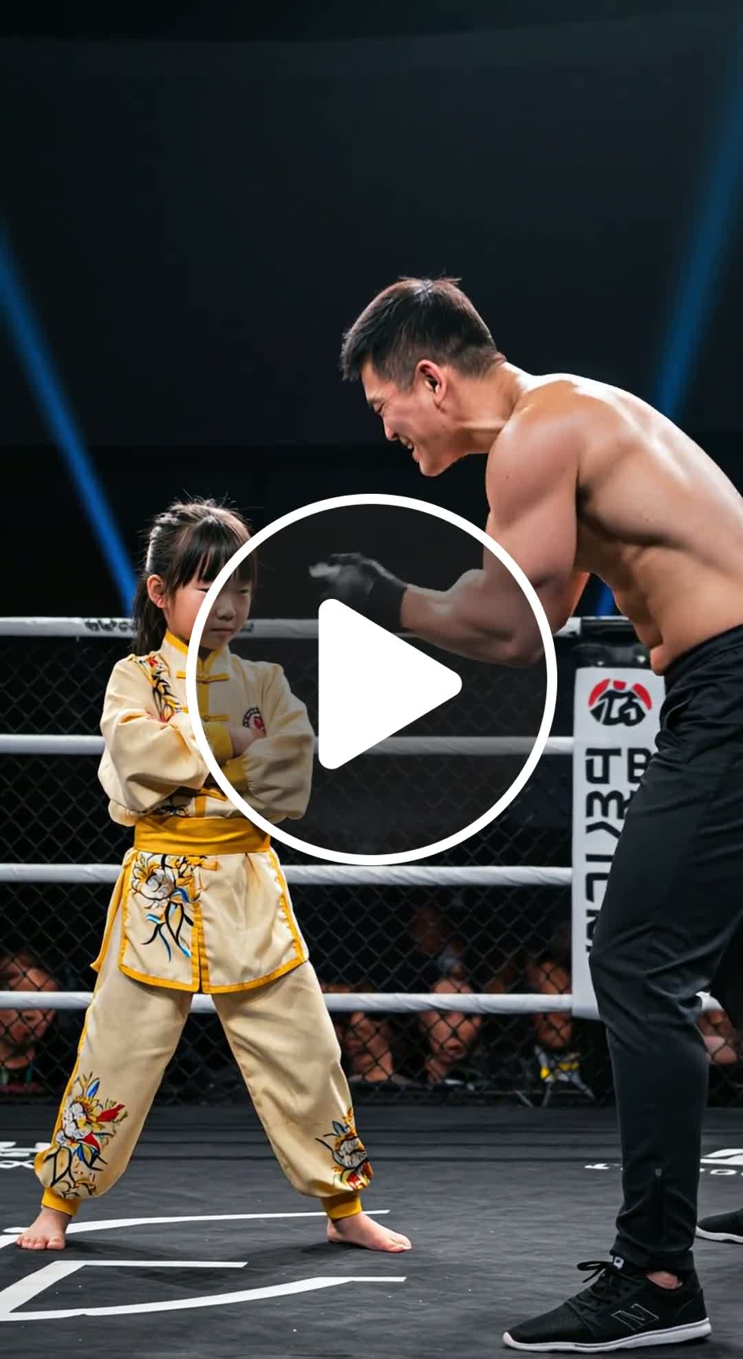 AI-generated: Tiny Kung Fu Girl Defeats Bully 🥋💥 #AI#KungFu#MartialArts ...