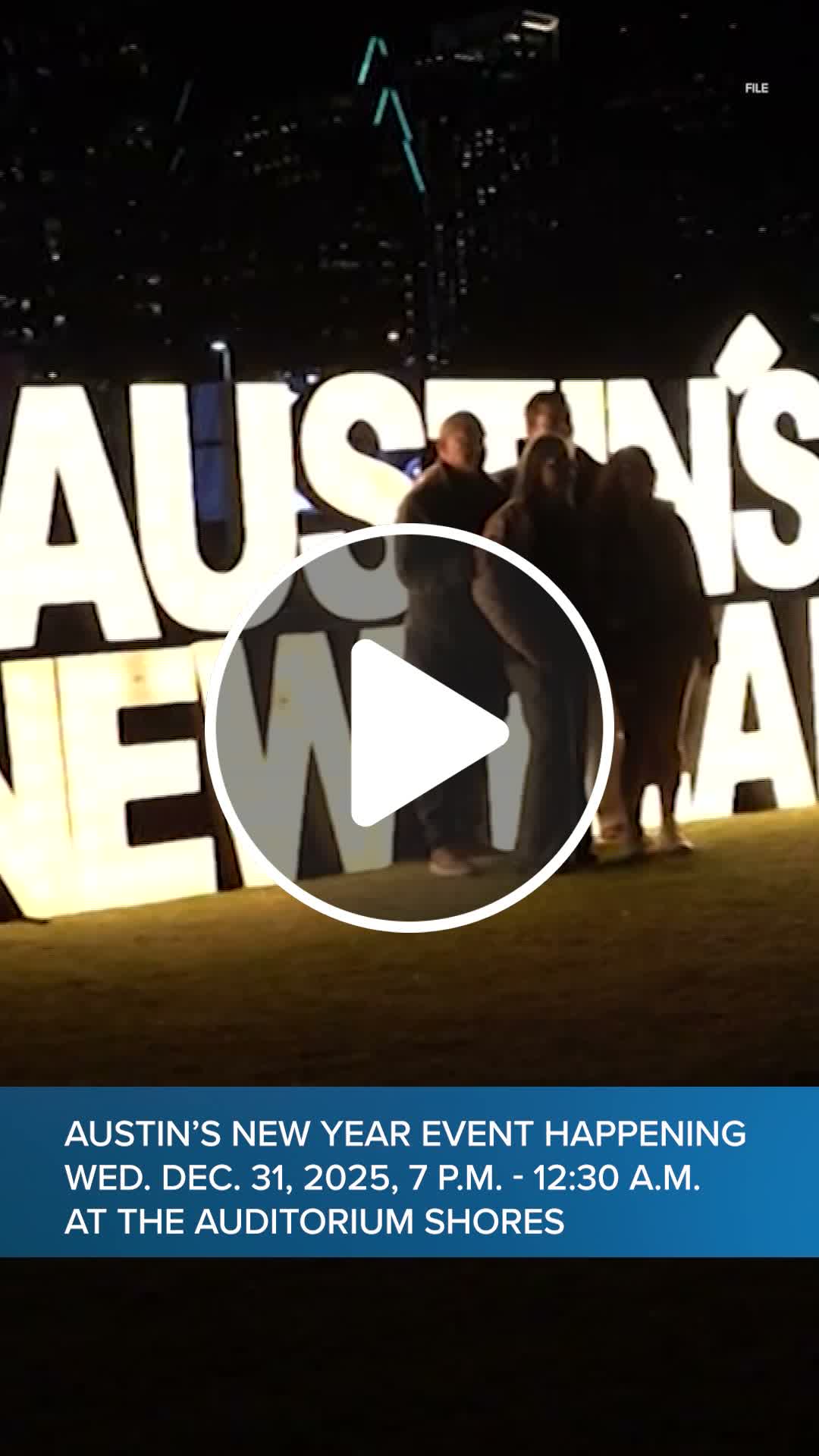 Austin celebrating New Year's at Auditorium Shores - NewsBreak