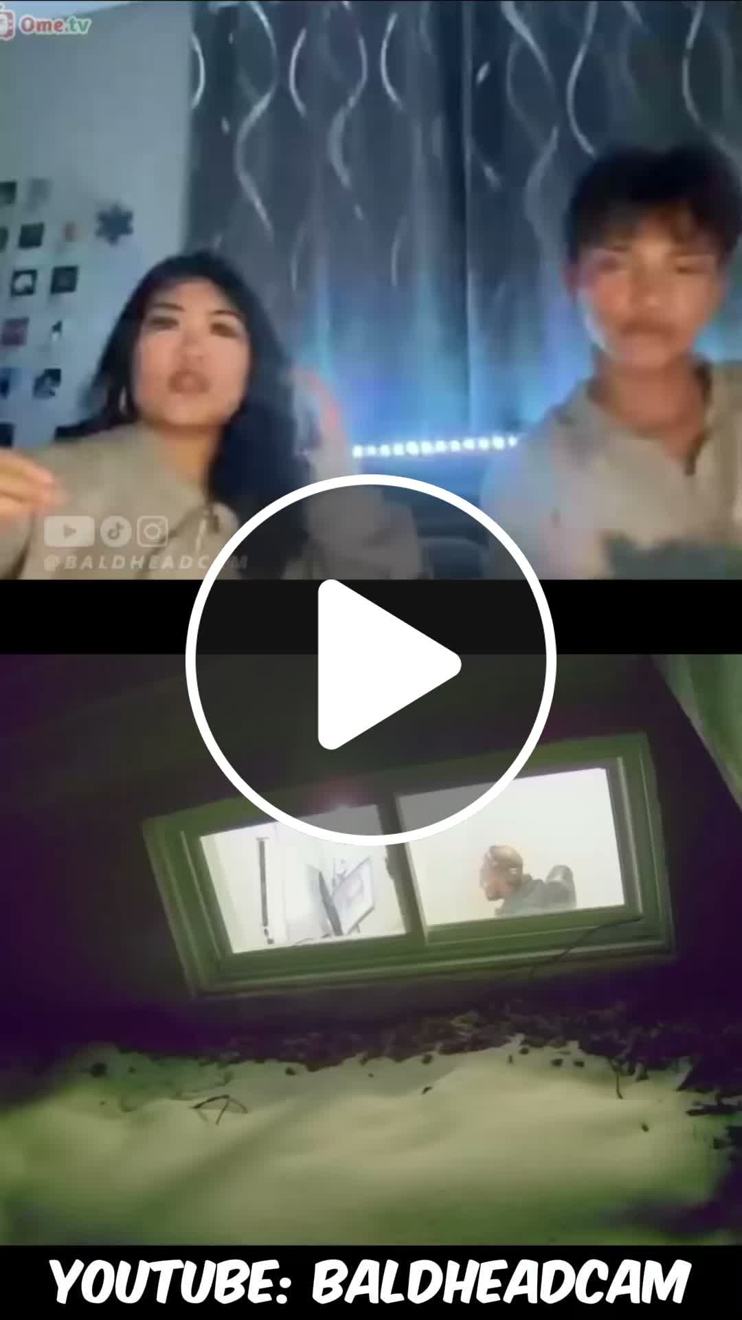 SHE SAW ME ON TIKTOK CCTV Prank fyp foryou baldheadcam cctvprank ...