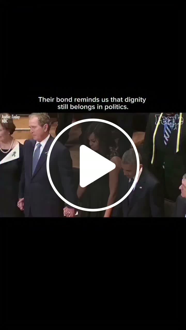 The bond between president Bush and Michelle Obama reminds us that ...