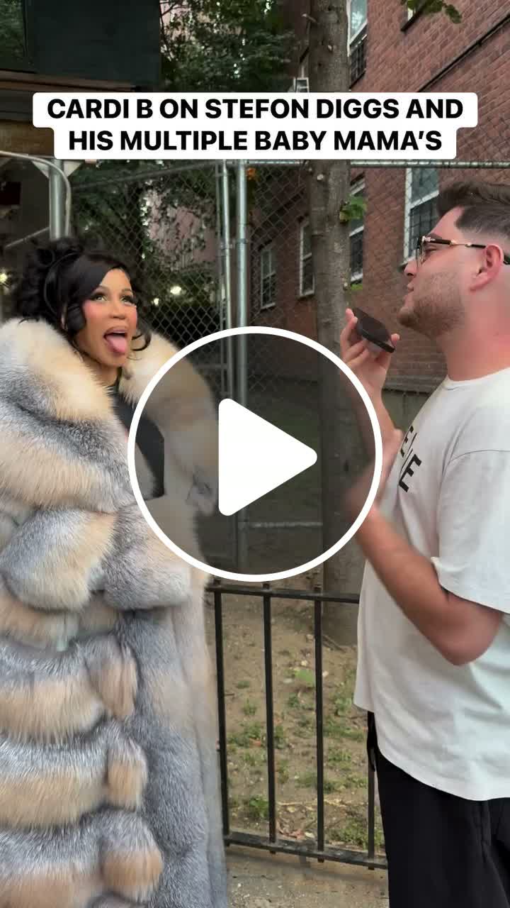 Cardi B on stefon Diggs and his multiple baby mama's - NewsBreak