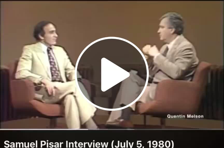 What is the Samuel Pisar, Jeff Epstein connection?Samuel Pisar was an ...