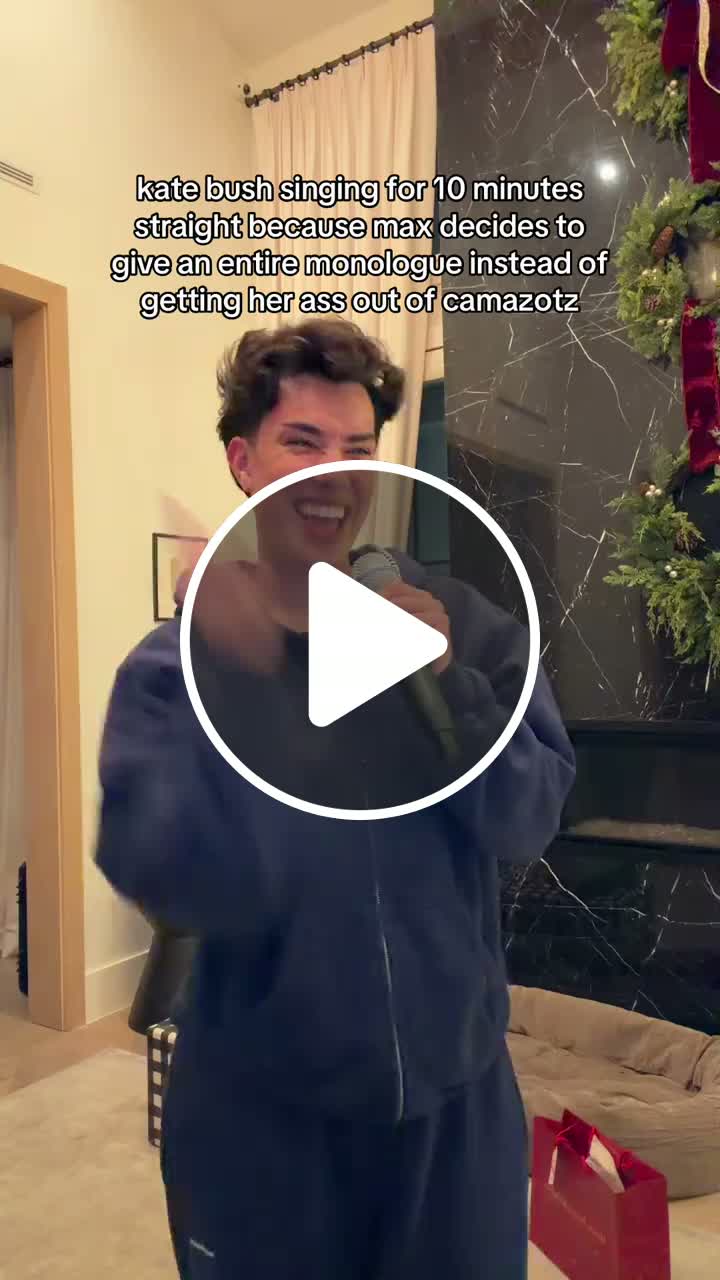 like girl RUN created by James Charles with Kate Bush’s Running Up That ...