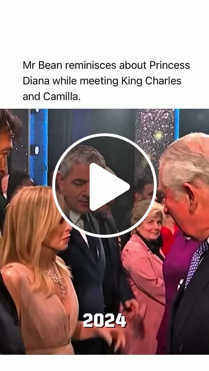 Mr Bean reminisces about Princess Diana while meeting King Charles and ...