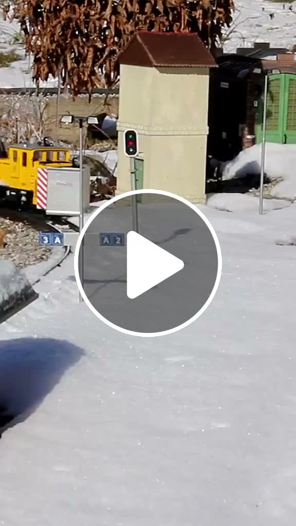 Fresh snow and the city bring out its miniature-sized snowplough to ...