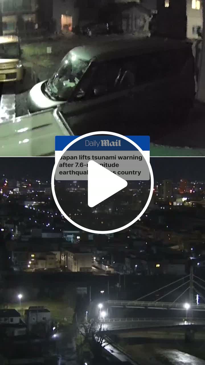 Japan lifts tsunami warning after 76-magnitude earthquake strikes ...