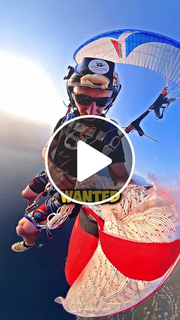 Paraglider Catches Fire Mid Air 😱 #paraglider #extremesports #foryou ...