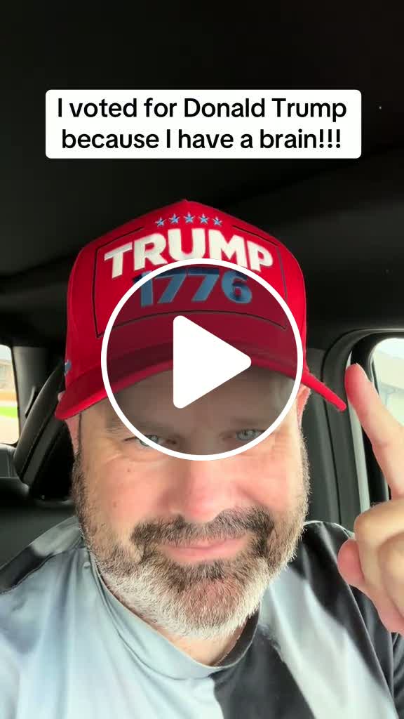 I voted for Donald Trump because I have a brain maga americafirst ...