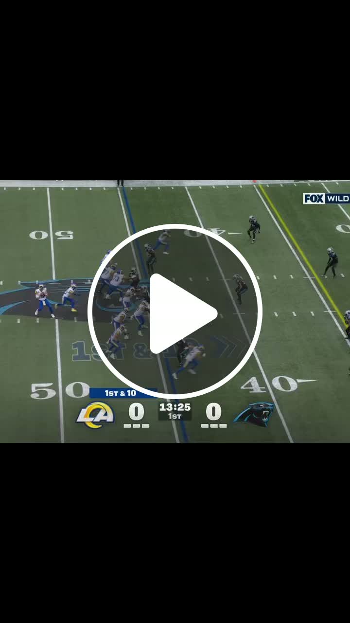 Epic Highlights from the Rams vs. Panthers Wild Card Clash! 🏈 # ...