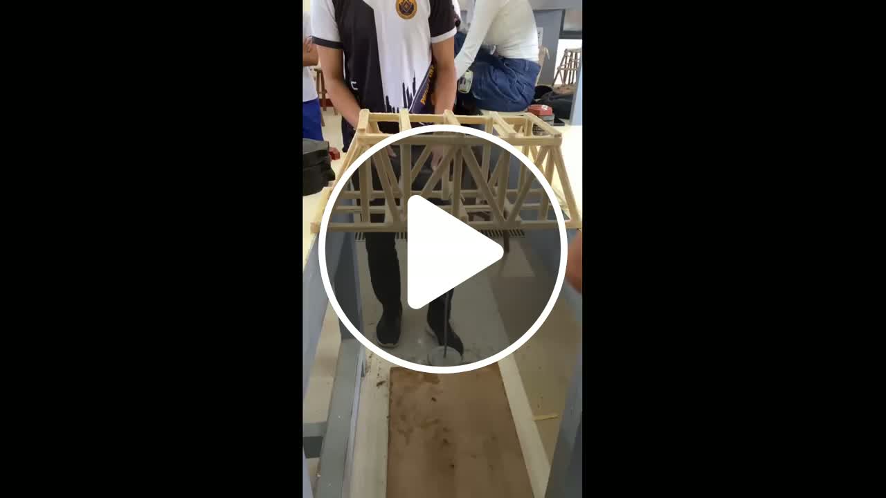 Philippines: Barbecue stick bridge made in school experiment holds an ...