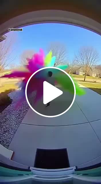 Porch Pirate Gets to Taste The Rainbow! 🌈 - NewsBreak