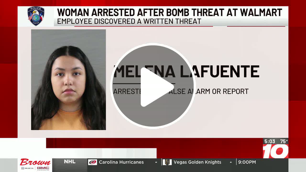 Woman arrested, accused of making bomb threat to Canyon Walmart - NewsBreak