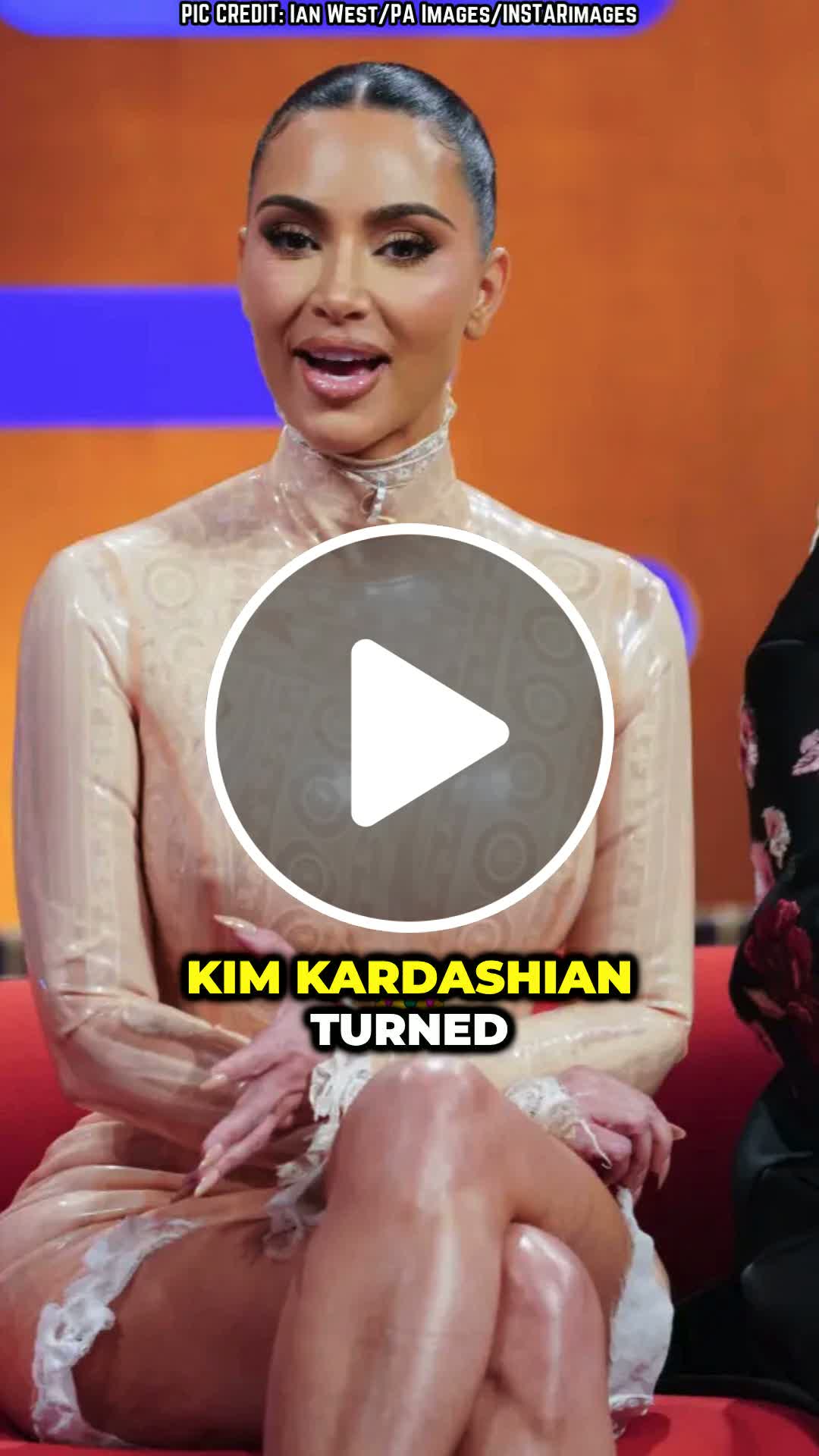 Kim Kardashian Flaunts Her Curves In Latex And Lace On Graham Norton ...