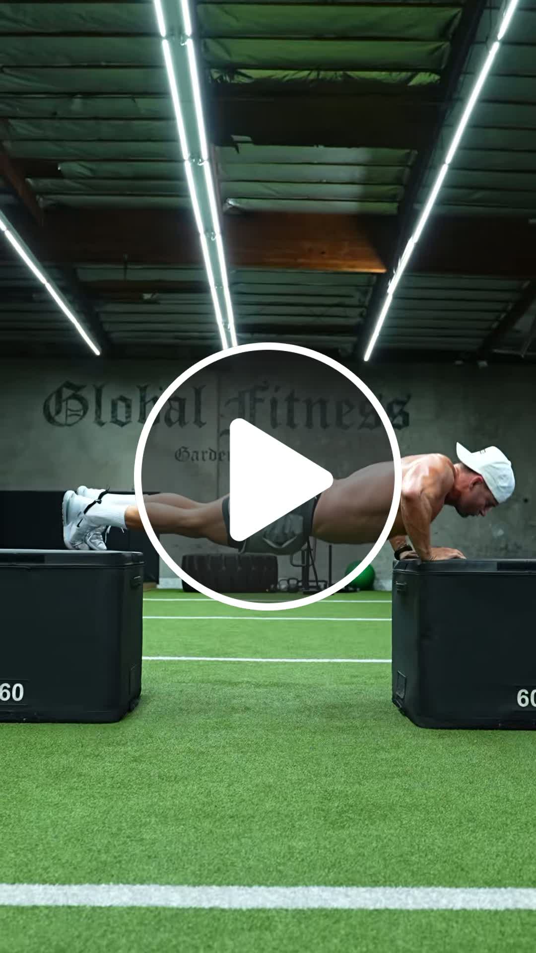 Plyo box work. #core #chest #bodybuilding #calisthenics #workout ...