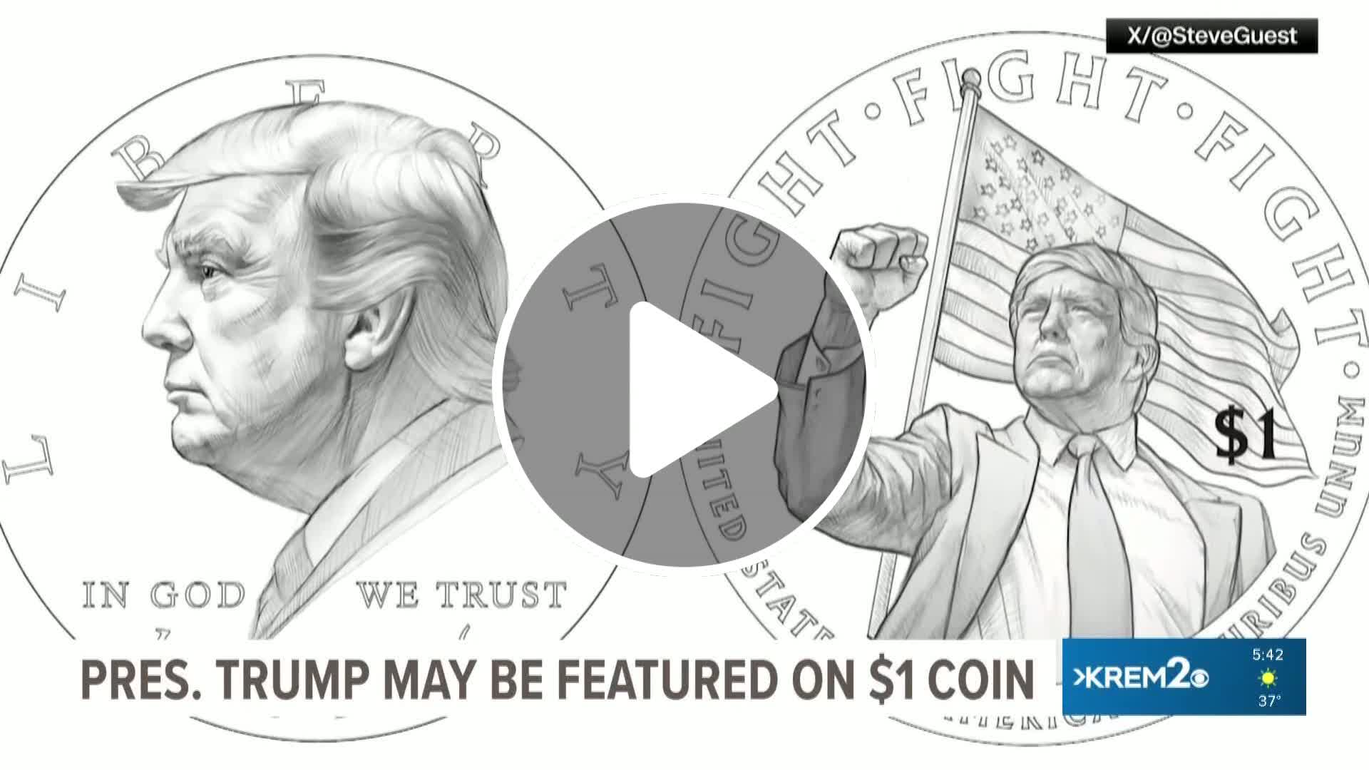 Treasury drafts Trump themed $1 coin to commemorate America's 250th ...