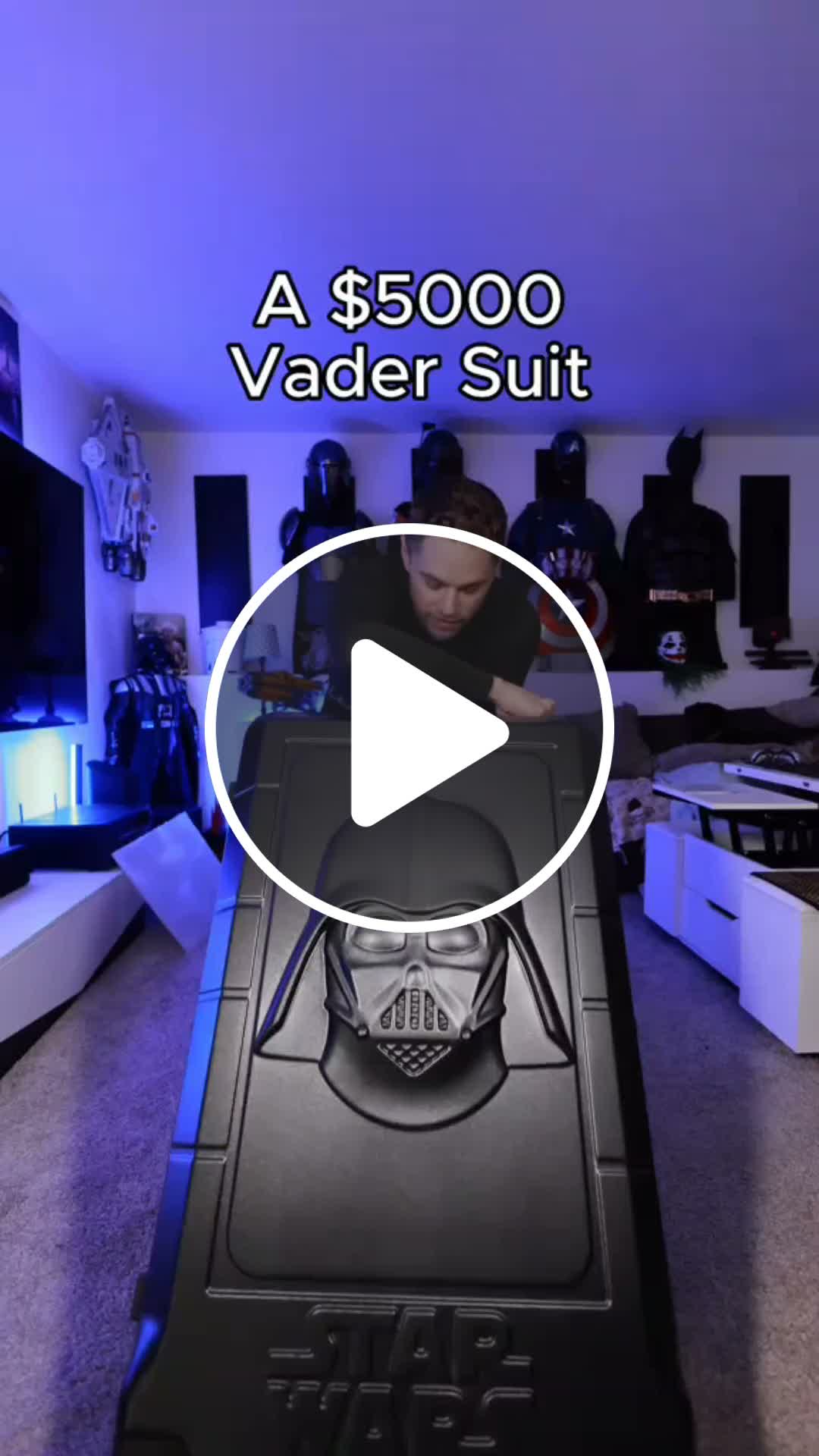 ls this the final boss for Halloween? My Darth Vader cosplay costumized ...