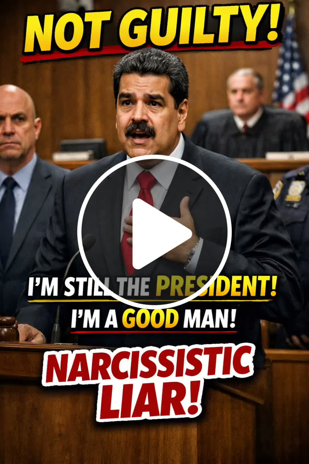Not guilty. Still President. “Good man.”Maduro said it — in a New York ...