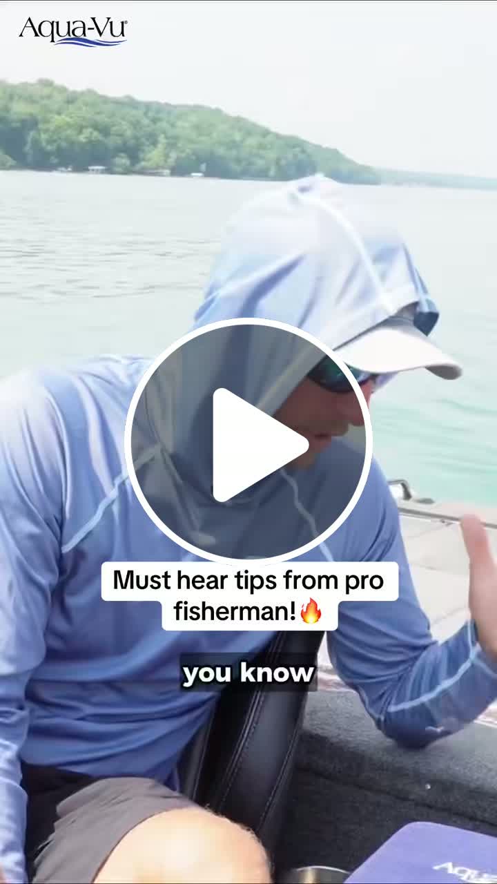 Why do professional anglers use the Aqua-Vu camera? 🤔 @Matt Becker ...