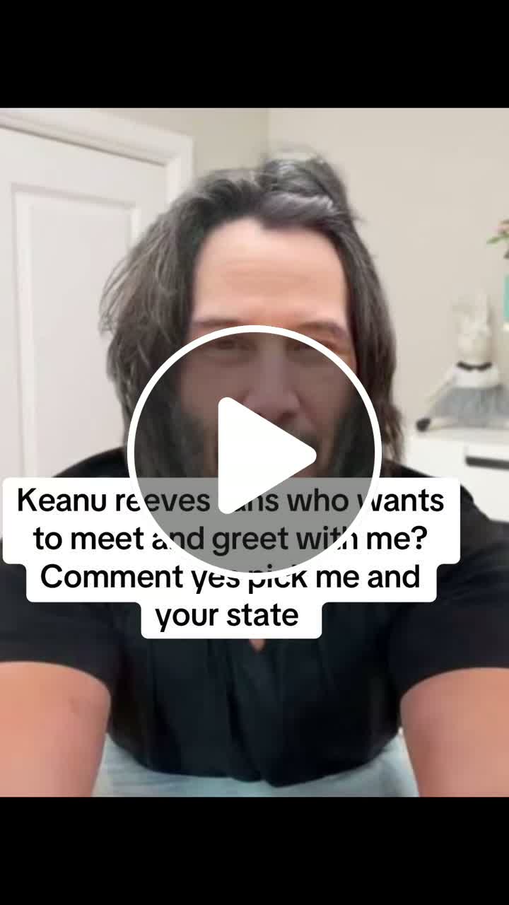 Keanu Reeves fans! Who wants a chance to meet? Comment 'Yes', 'Pick Me ...