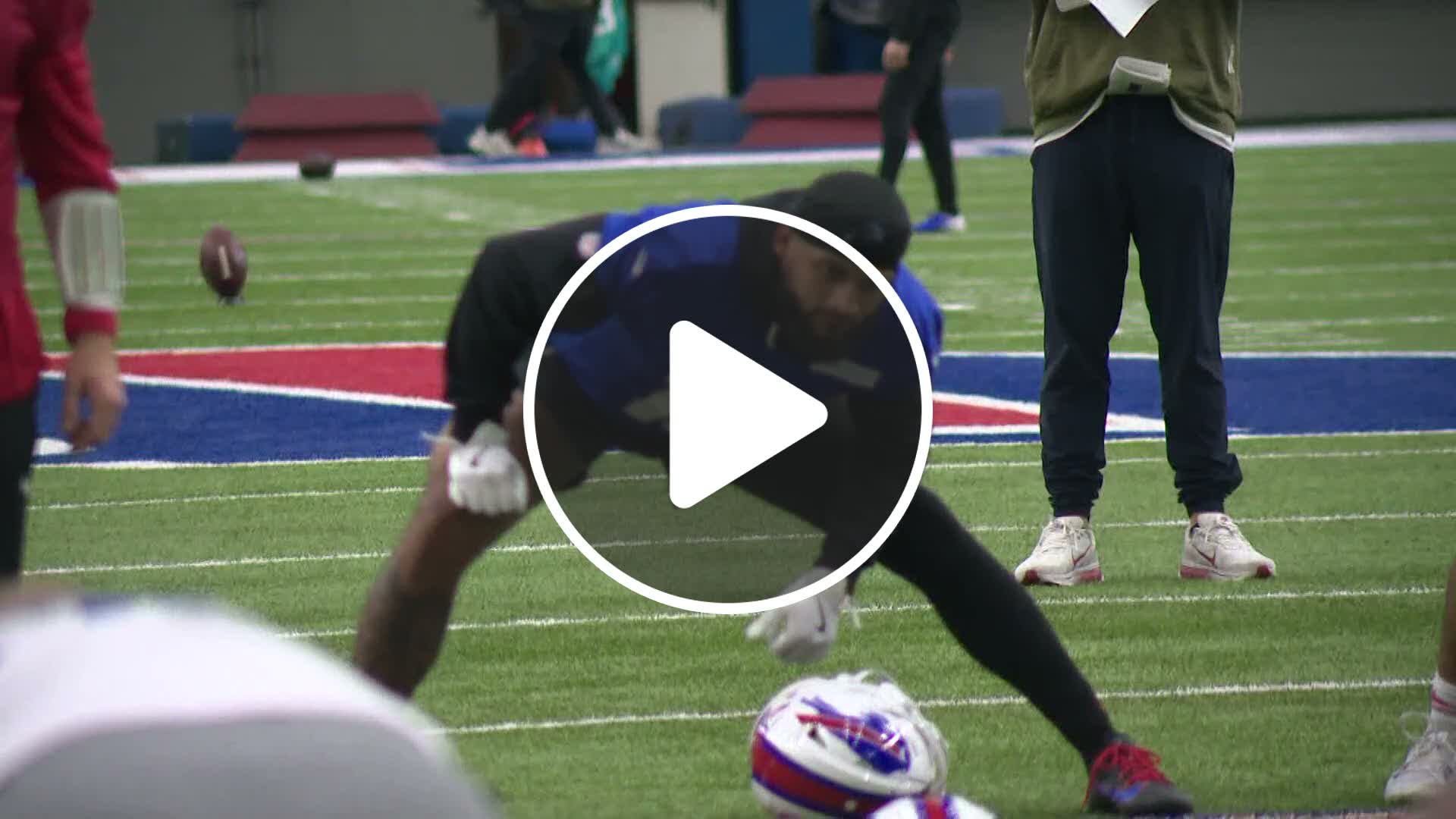 Gabe Davis is back to feeling at home on the field in a Bills uniform ...