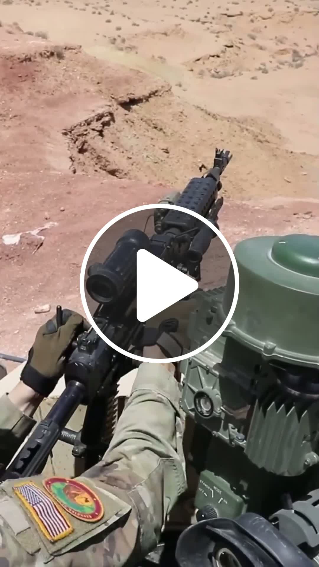 M240B machine gun from an HMMWV #military - NewsBreak