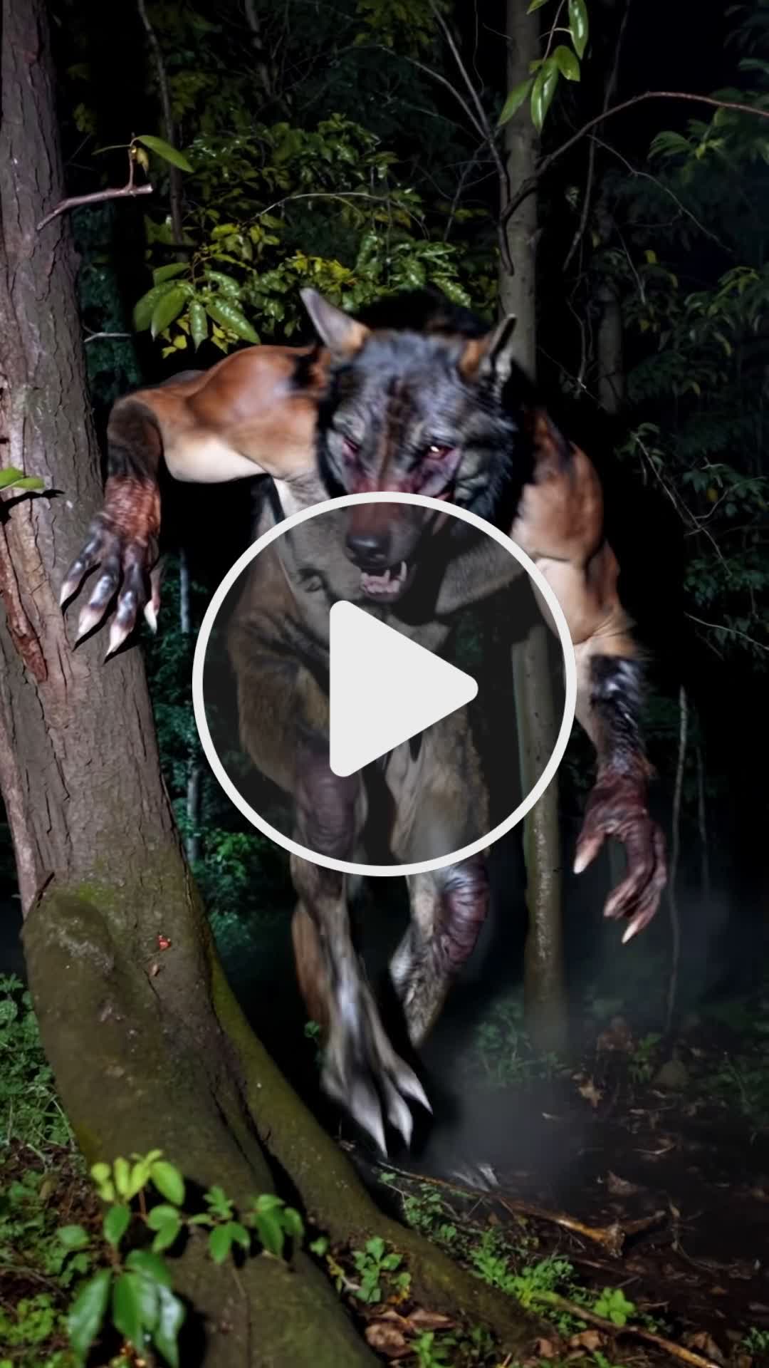 Who is Bro and why is he in my backyard? 😭 #skinwalker #creature # ...