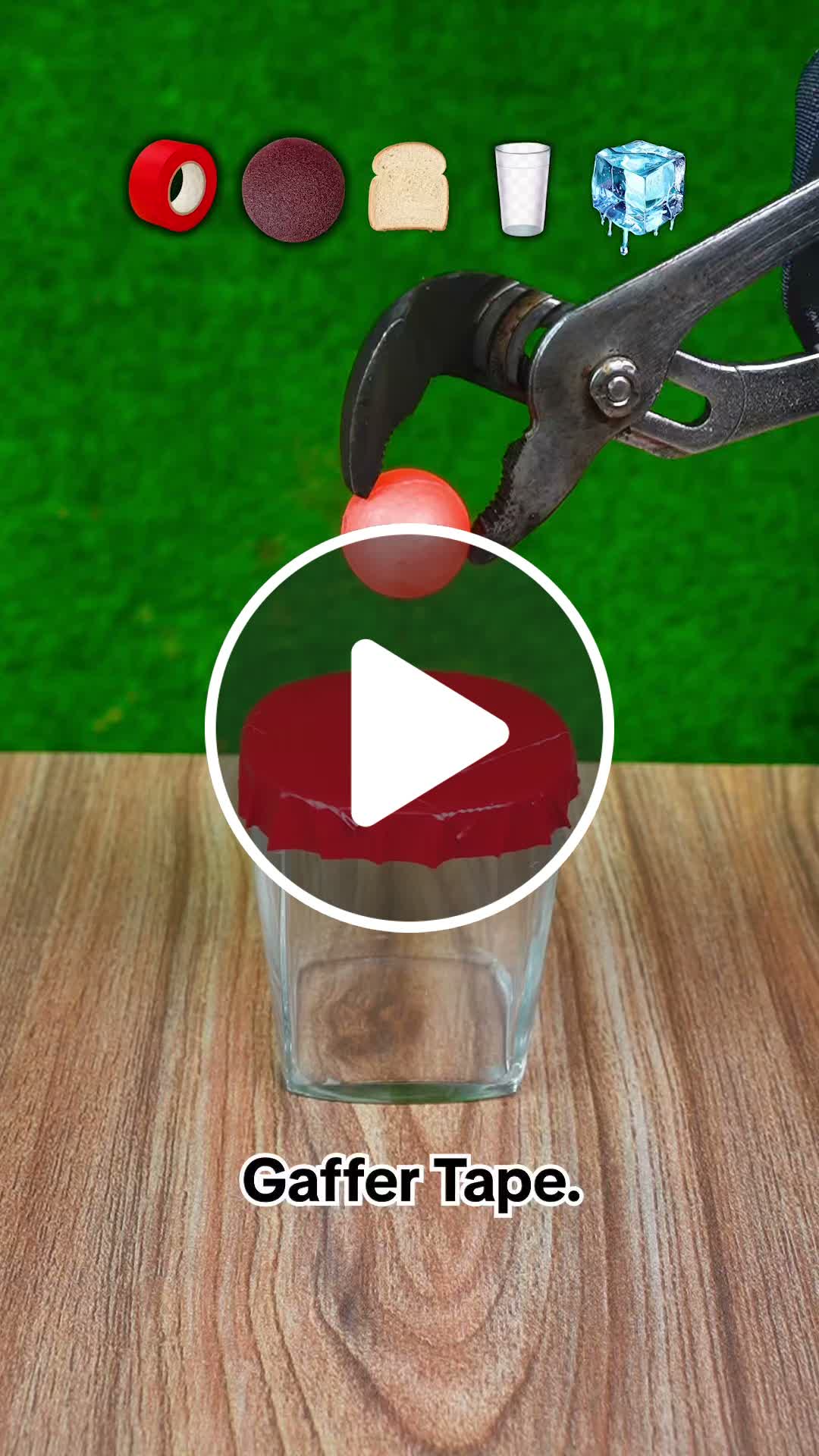 1000°C Hot Metal Bal vs Tape, bread, Ice 🧊 🍞 #experiment #science ...