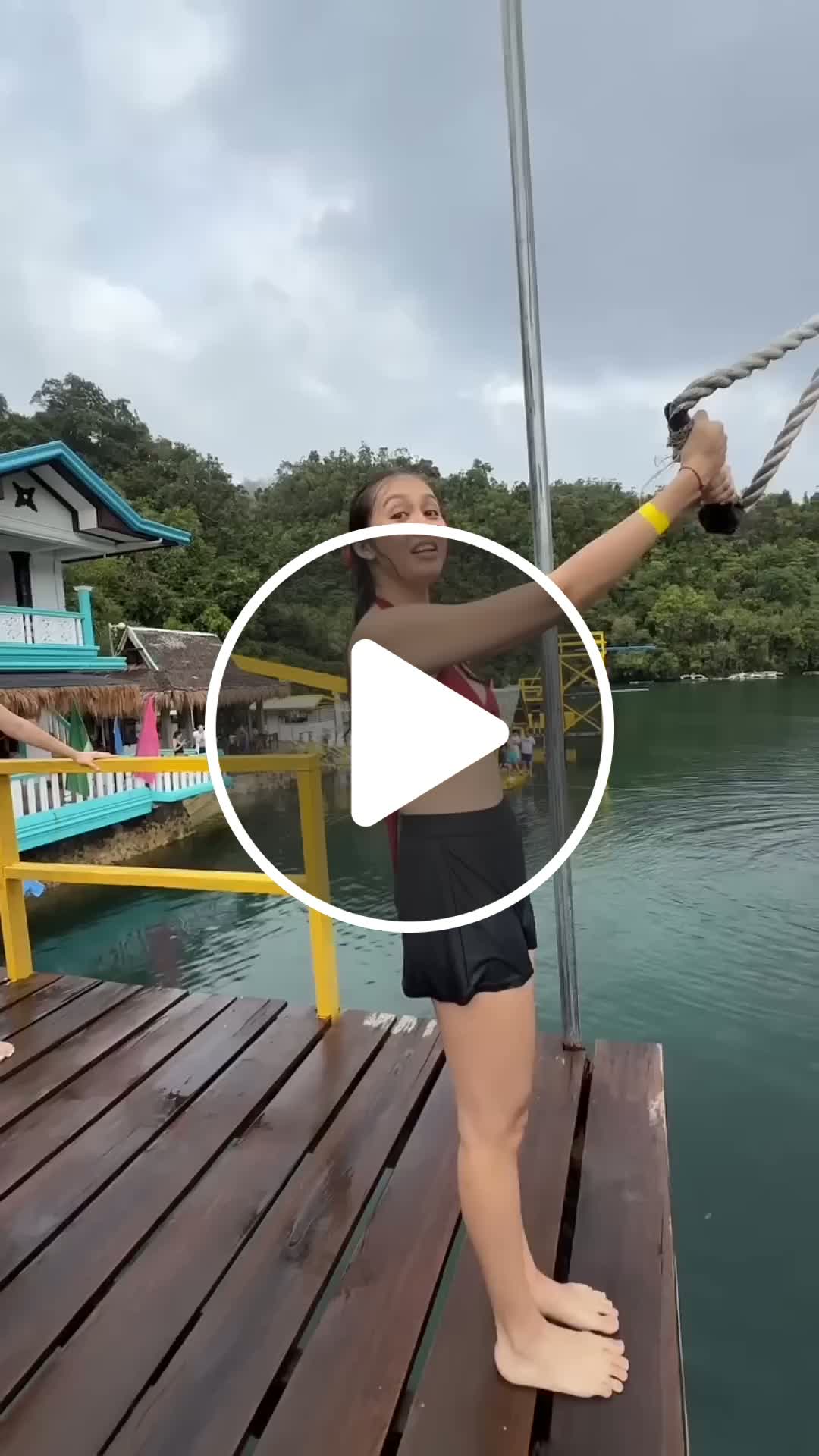 calm evening swing #travel #boattrip #themepark #beach #amusementpark # ...